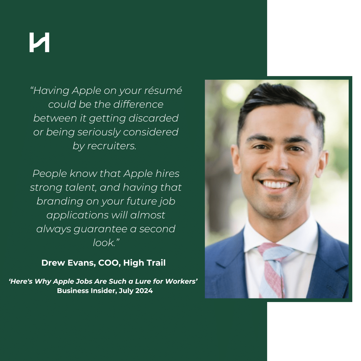 High Trail in the news: Our COO, Drew Evans chats to Business Insider ...